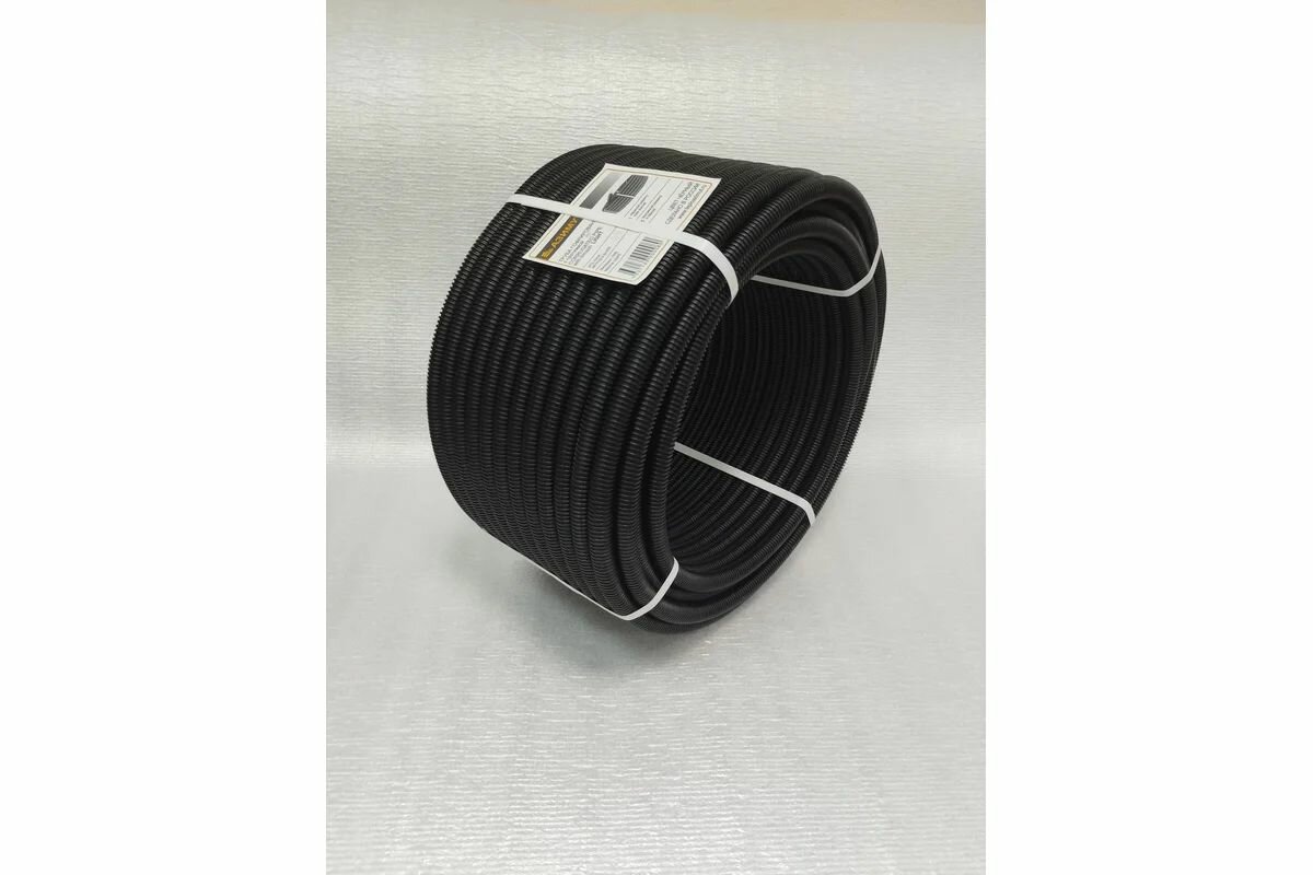 Гофрированная труба ПНД "Азимут"d 20 черная, с зондом (50м) 00000001047