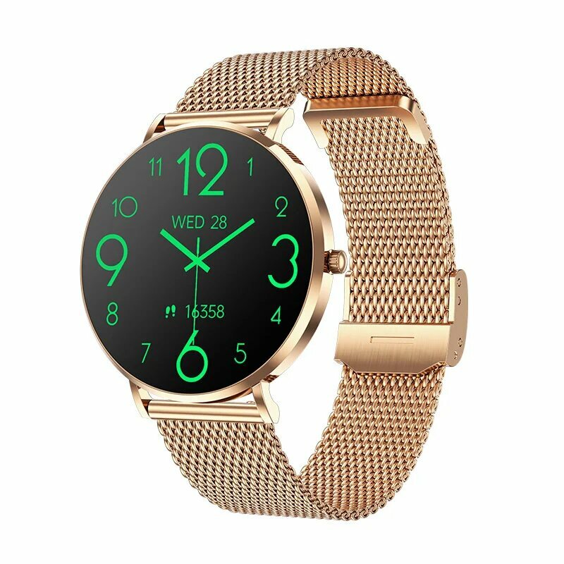 T8 Pro Ultra Thin Fashion Ladies Smart Watch AMOLED Screen Health Monitor Wristwatch Fitness Tracker Women Ladies Smartwatch