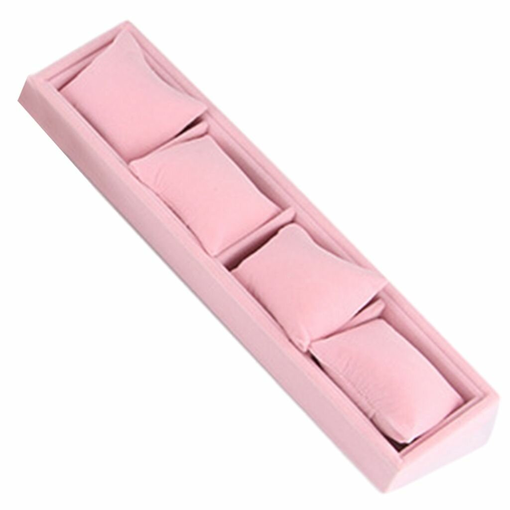 Коробка для демонстрации часов Держатель для хранения браслета с подушкой-лотком Идеально подходит для часов