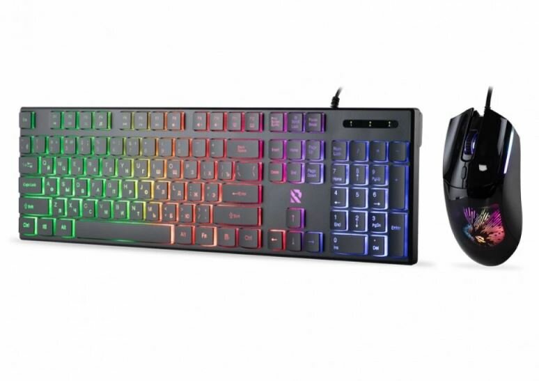 Набор игровой клавиатура+мышь Smartbuy Rush B18 черный (SBC-251750G-K)