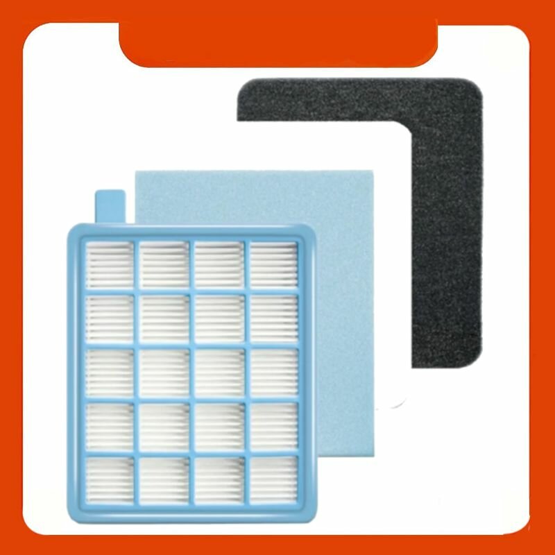 Комплект фильтров подходят для пылесоса Philips тип FC8058/01 серия PowerPro Active FC8630-8649, FC9520-9529, FC8670-8679, FC