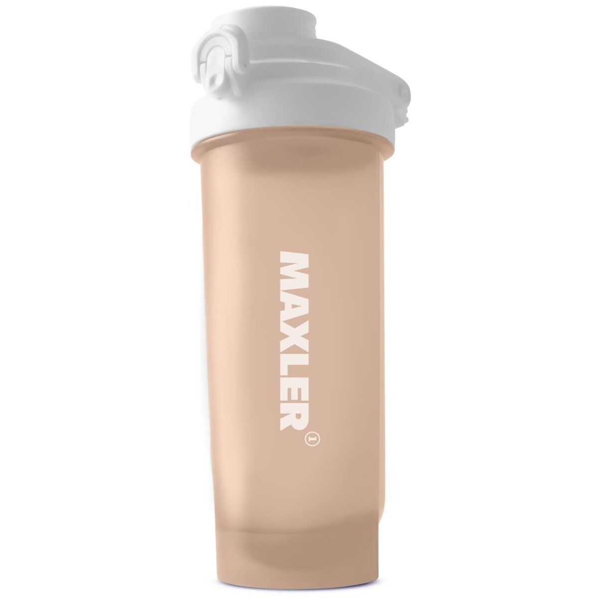 Универсальный шейкер для смешивания Pro Wlock H645 700 мл (Maxler) Бежевый