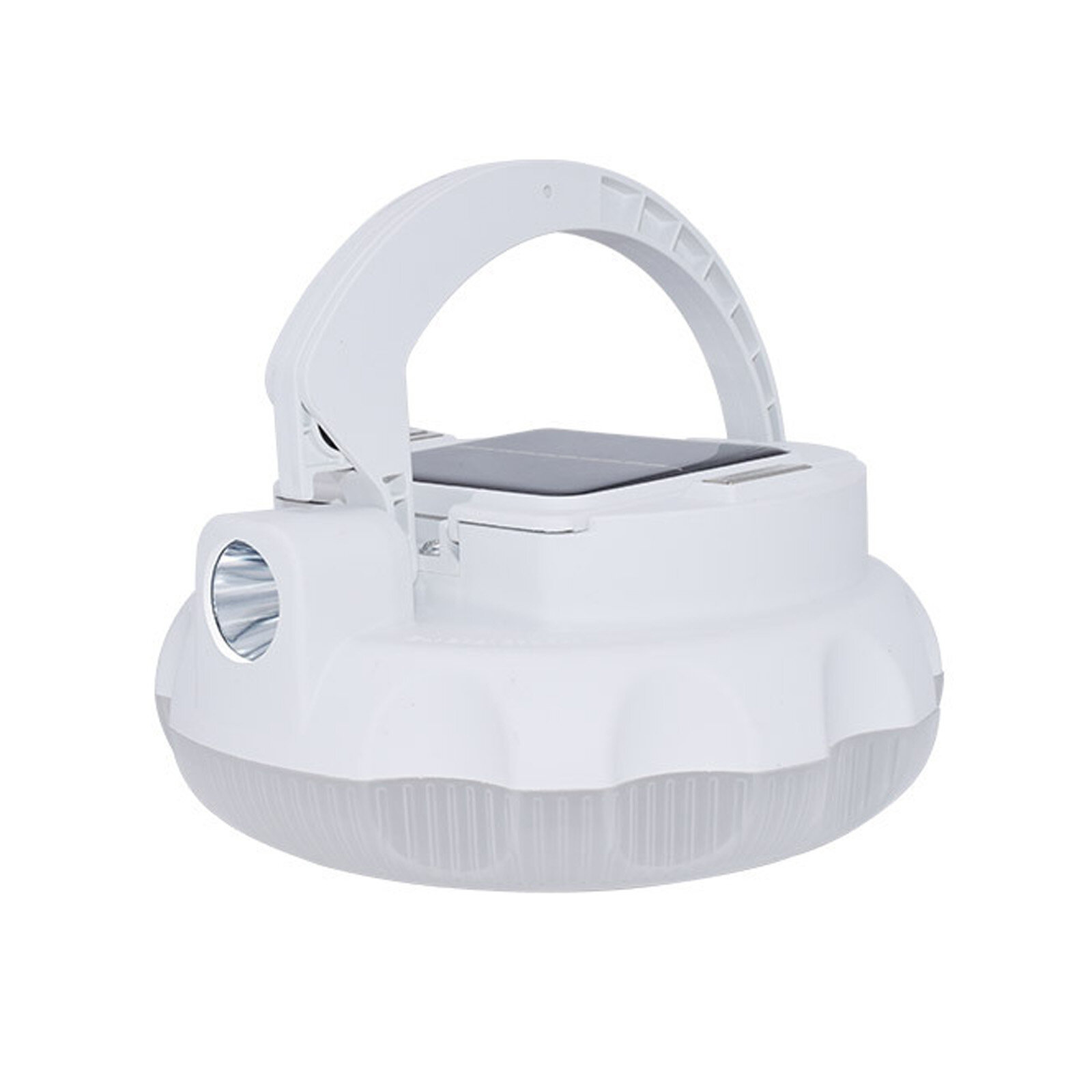 Аккумуляторная фонарь с солнечной панелью для улицы, кемпинга, палатки, свет для стоек, навесной свет, USB-зарядка, 4 режима освещения (холодный белый, теплый белый, естественный белый, яркий фонарь), водонепроницаемость, материал PP, цвет белый/желтый,