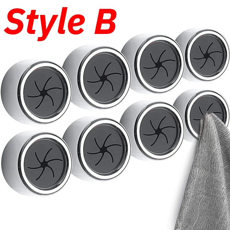 Настенные держатели для полотенец, 8 шт, Style B