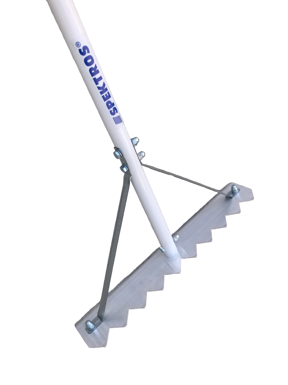 Скребок разравниватель для бетона LV-750 алюминиевые грабли, зубчатый