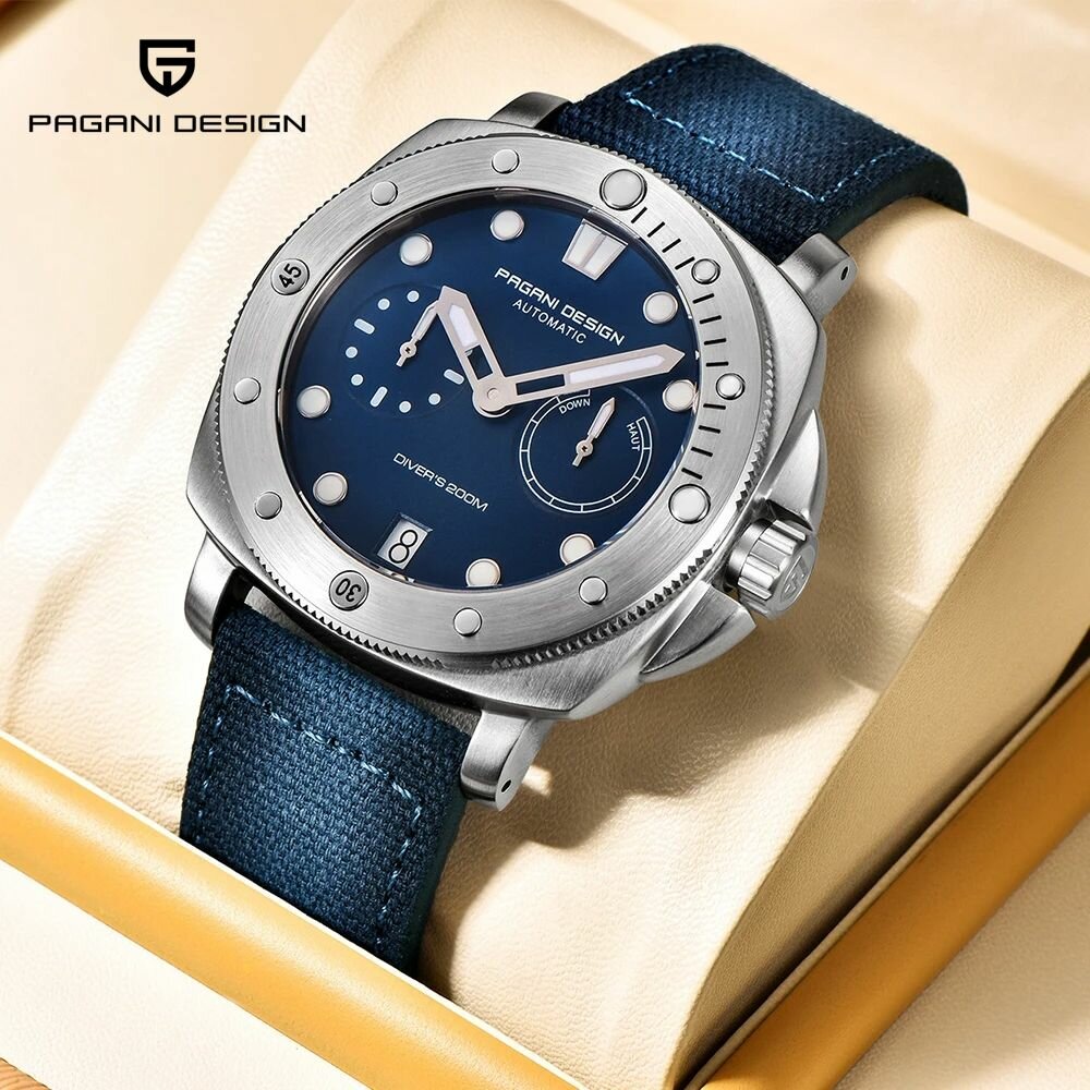 Pagani Design 1767 Водонепроницаемость Мужские автоматические механические часы