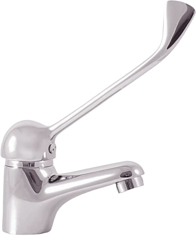 Смеситель для раковины Rav Slezak SA626.5 хром, глянцевый, кран для ванной в раковину, из латуни, рычажный, с керамическим картриджем, для инвалидов