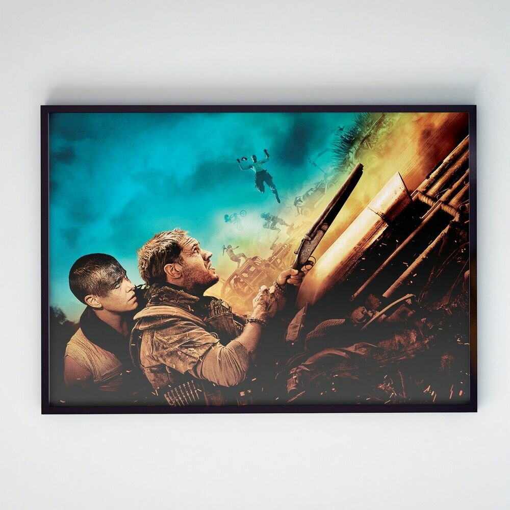 Плакат, постер Безумный Макс, Mad Max на холсте, размер 60х84см