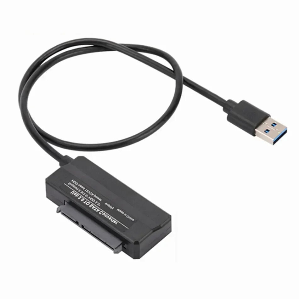 Кабель-адаптер Sata-USB 3.0, 22 Контакта, Поддержка Внешних Жестких Дисков 2,5 И 3,5 Дюйма, SSD, Док-порт Компьютера