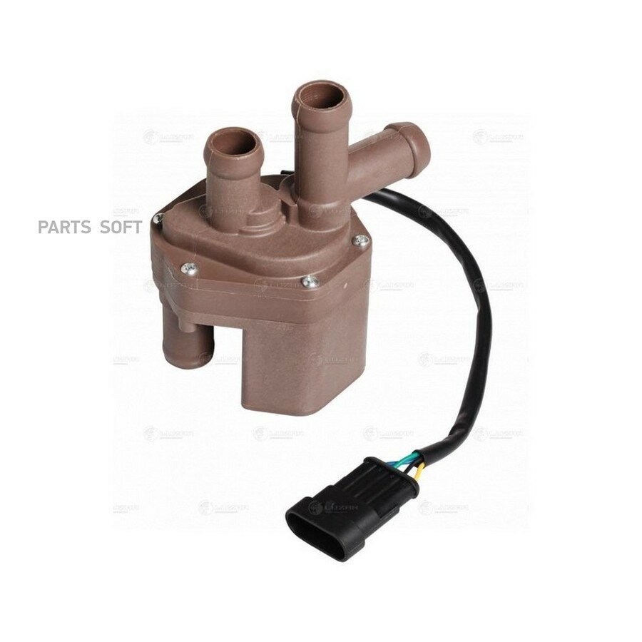 Кран отопителя печки газель NEXT электрический от официального дистрибьютора, LUZAR, артикул LVE0322