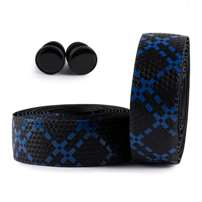 2pcs велосипеды на руле с рулем ленты велосипеды велосипедов, Черный и синий