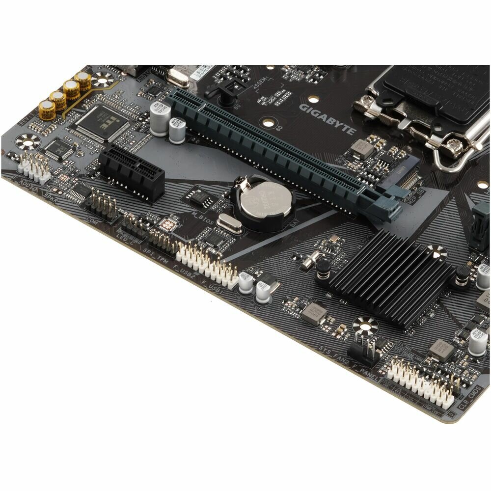 Материнская плата Gigabyte H610M S2H V2 H610 Socket-1700 2xDDR5, 4xSATA3, 1xM.2, 1xPCI-E16x, 2xUSB3.2, D-Sub, DVI-D, DP, HDMI, Glan, mATX