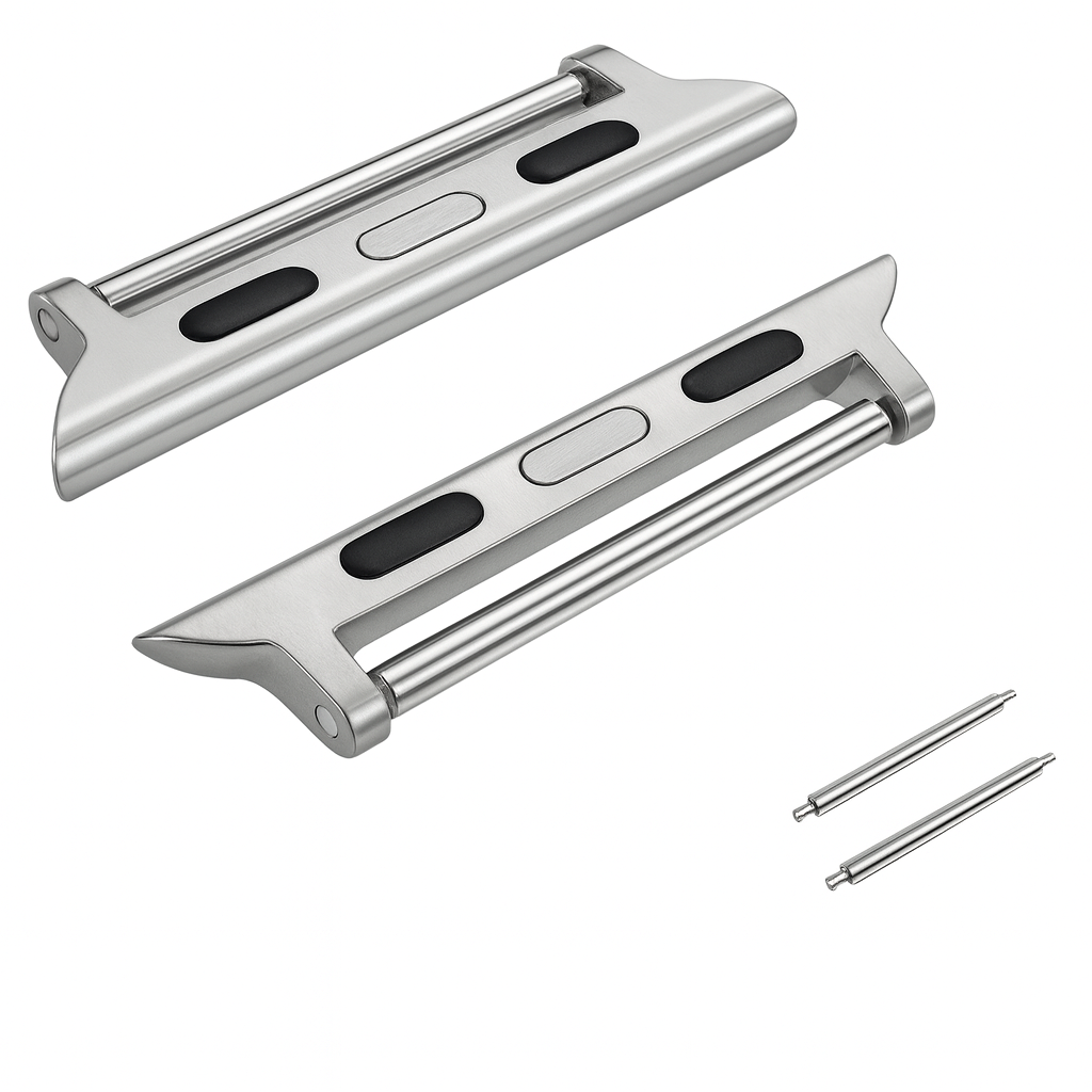 Переходник, адаптер, разъем, крепления, вставки для ремешков/браслетов часов Apple Watch 42/44/45/46 18 мм Silver