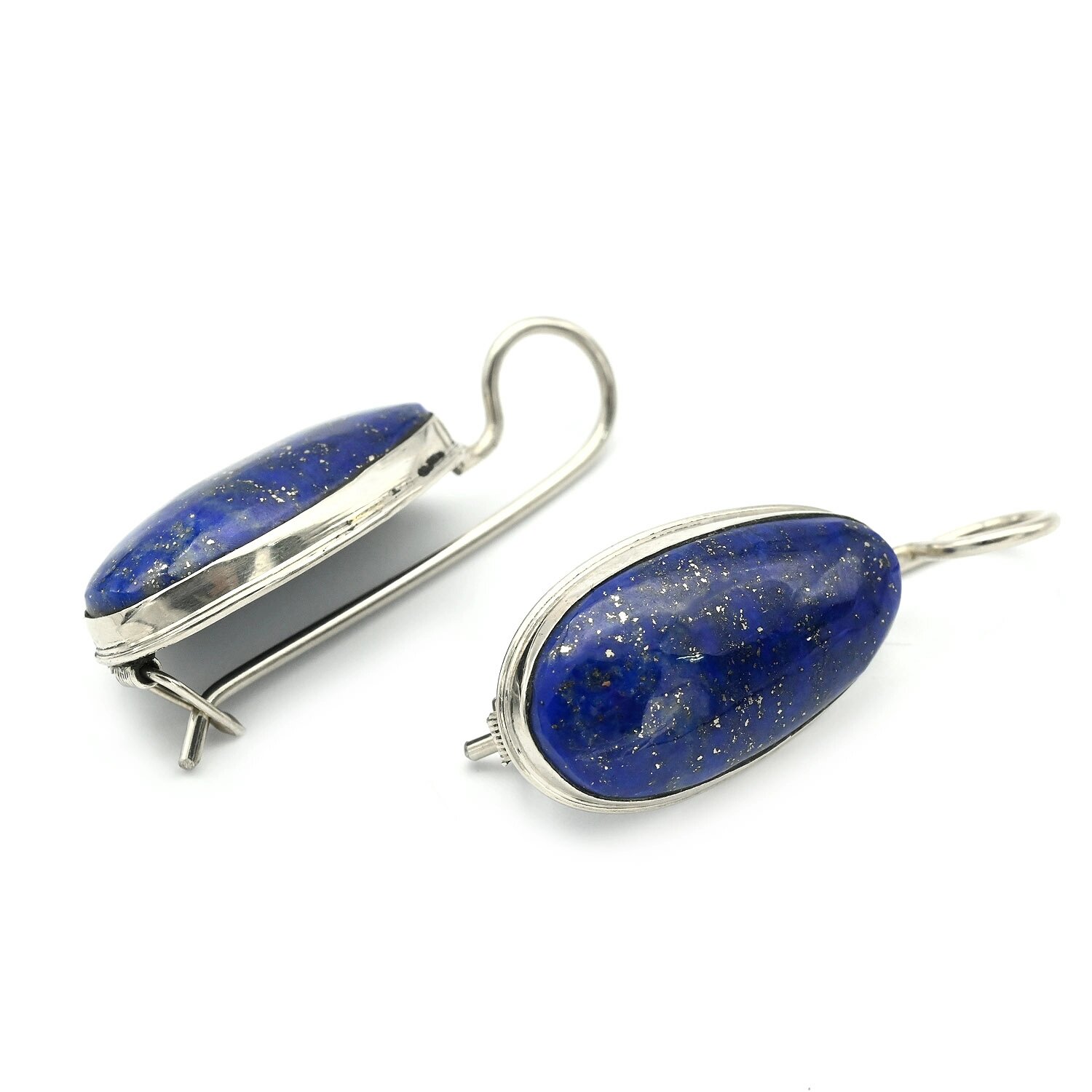 Серьги, лазурит