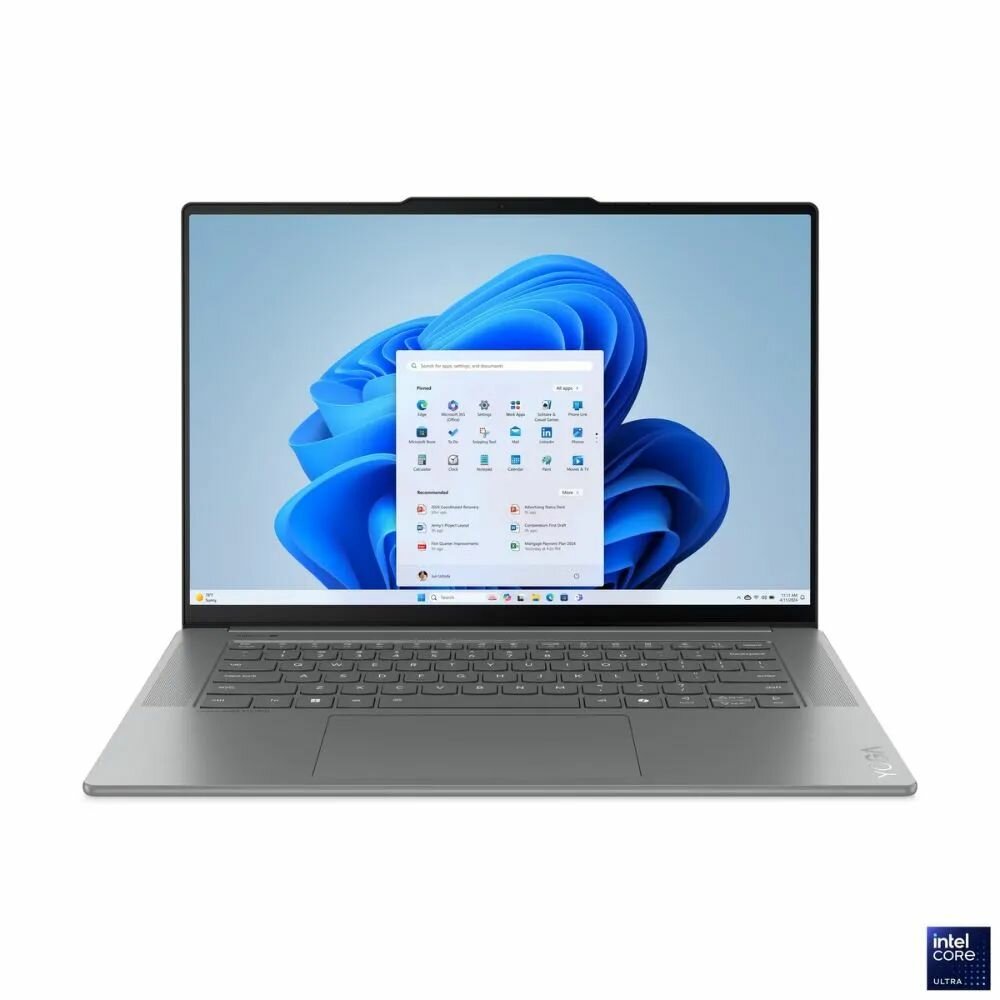 Ноутбук Lenovo Yoga Slim 7 15ILL9 15.6" (2880x1800) IPS, Intel Core Ultra 7 256V,16GB LPDDR5X,1TB SSD, Intel Arc, Win11, grey (83HM0000US)