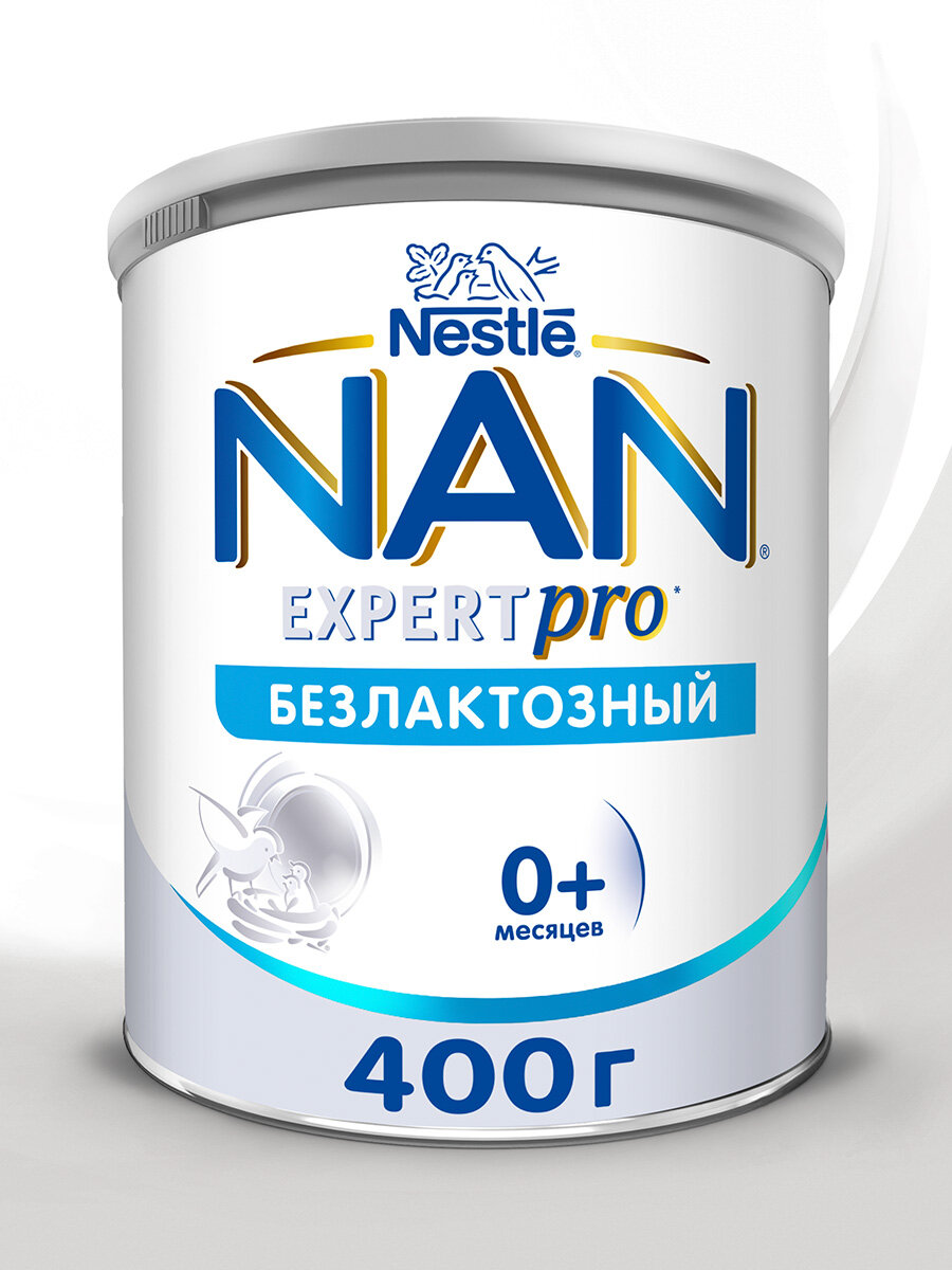 Смесь NAN (Nestlé) Expert Pro, Безлактозный, с рождения, 400 г