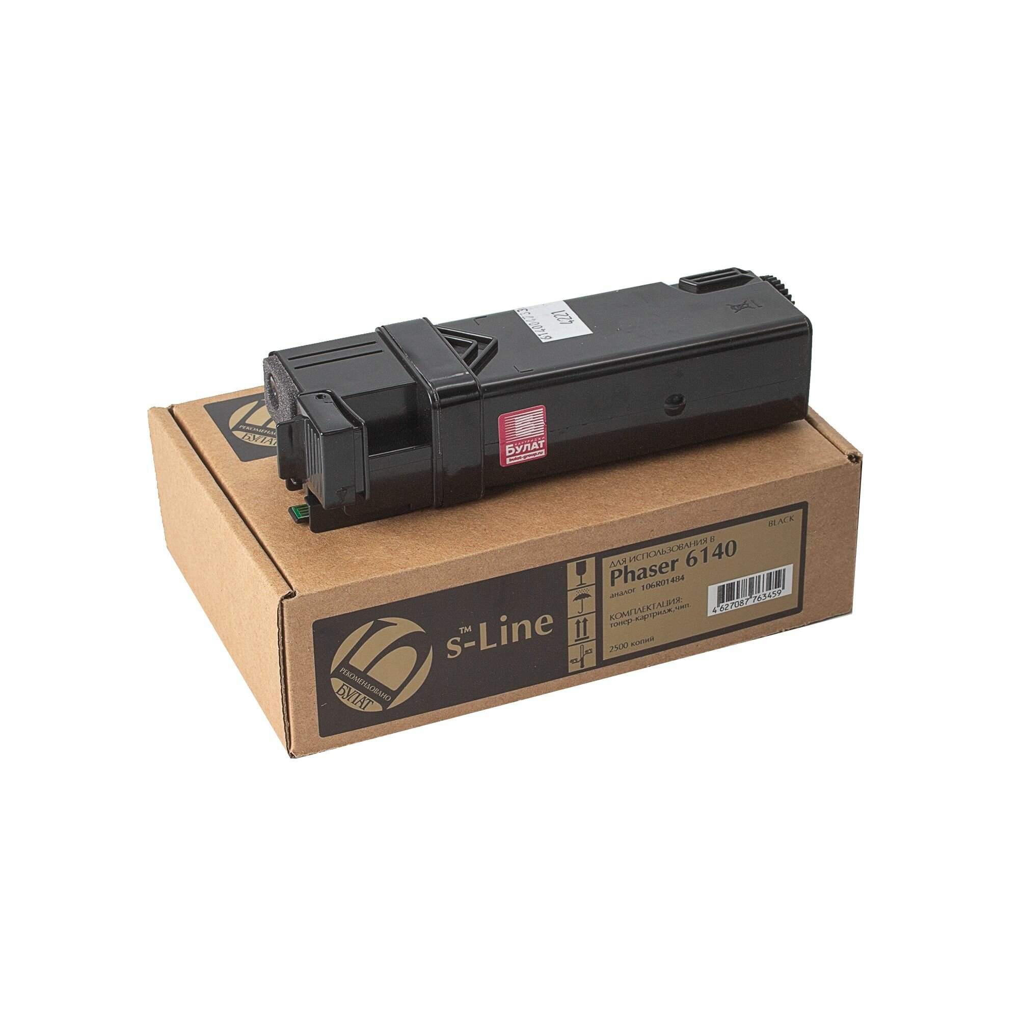 Тонер-картридж булат s-Line 106R01484 для Xerox Phaser 6140 (Чёрный, 2500 стр.)