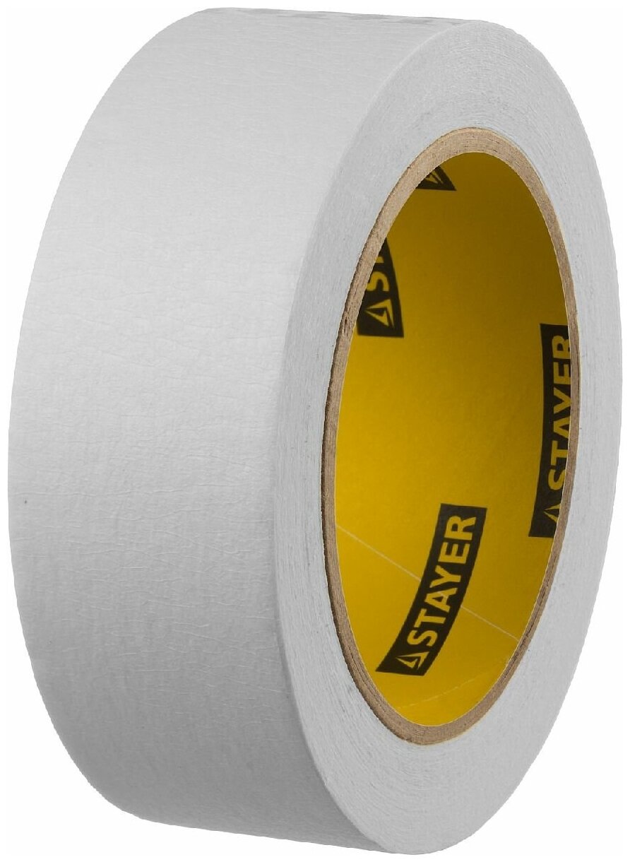 Малярный скотч креповый STAYER 50мм х 40м для малярных и штукатурных работ с температурой использования до +80°С