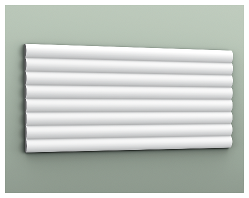 Стеновая панель настенная 3D 2900х9х290 мм Elite Декоративная лепнина Перфект W110-2 метра HILL