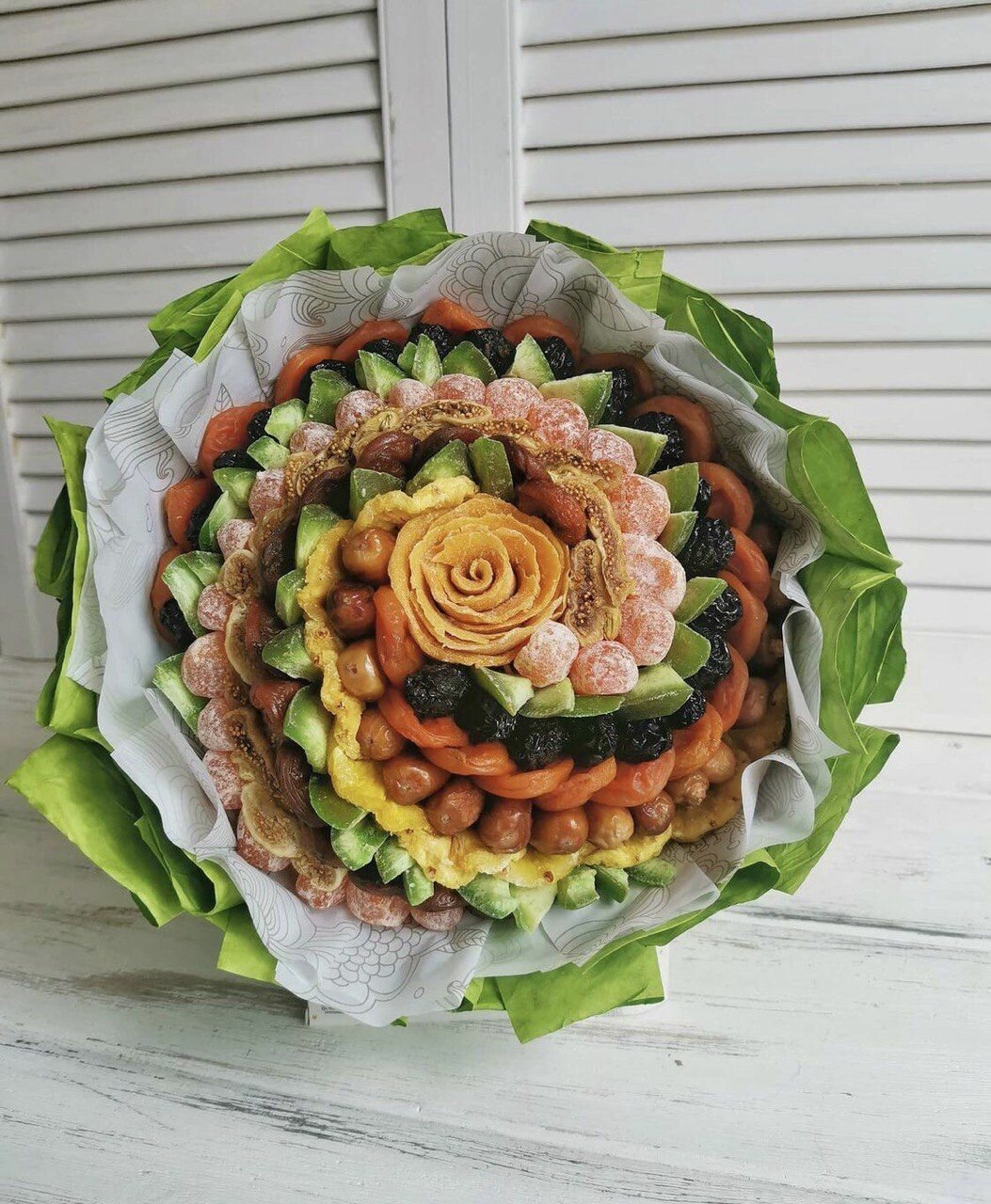 Букет из сухофруктов «Вихрь». Подарок на Рамадан