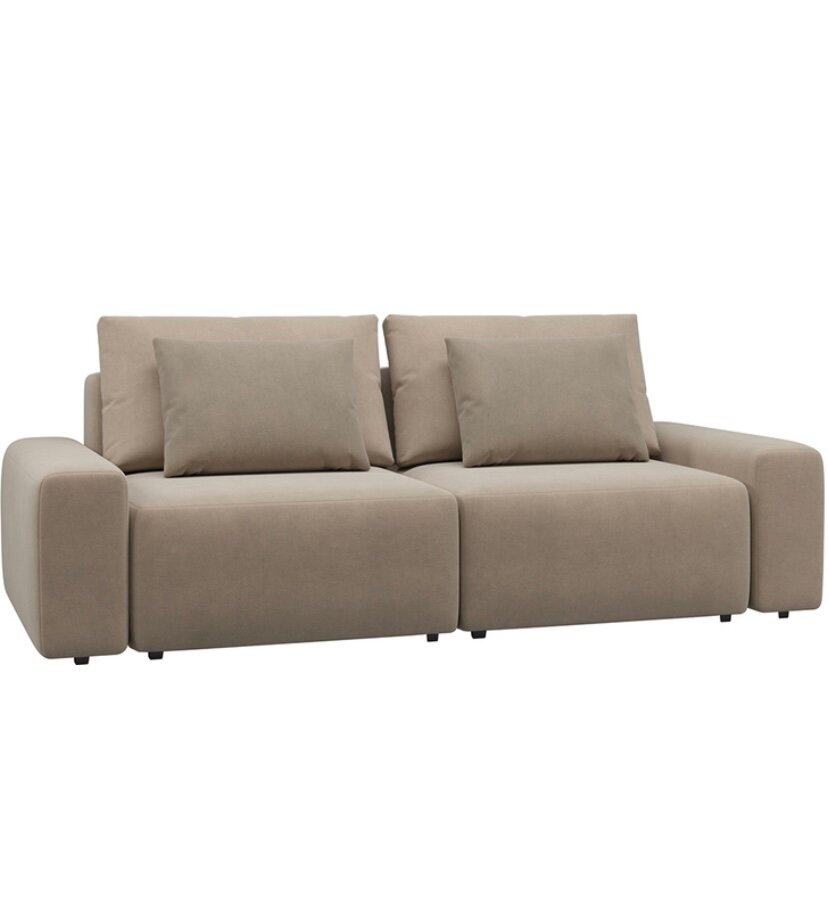 Диван модульный Гунер 3 Мокко, нераскладной