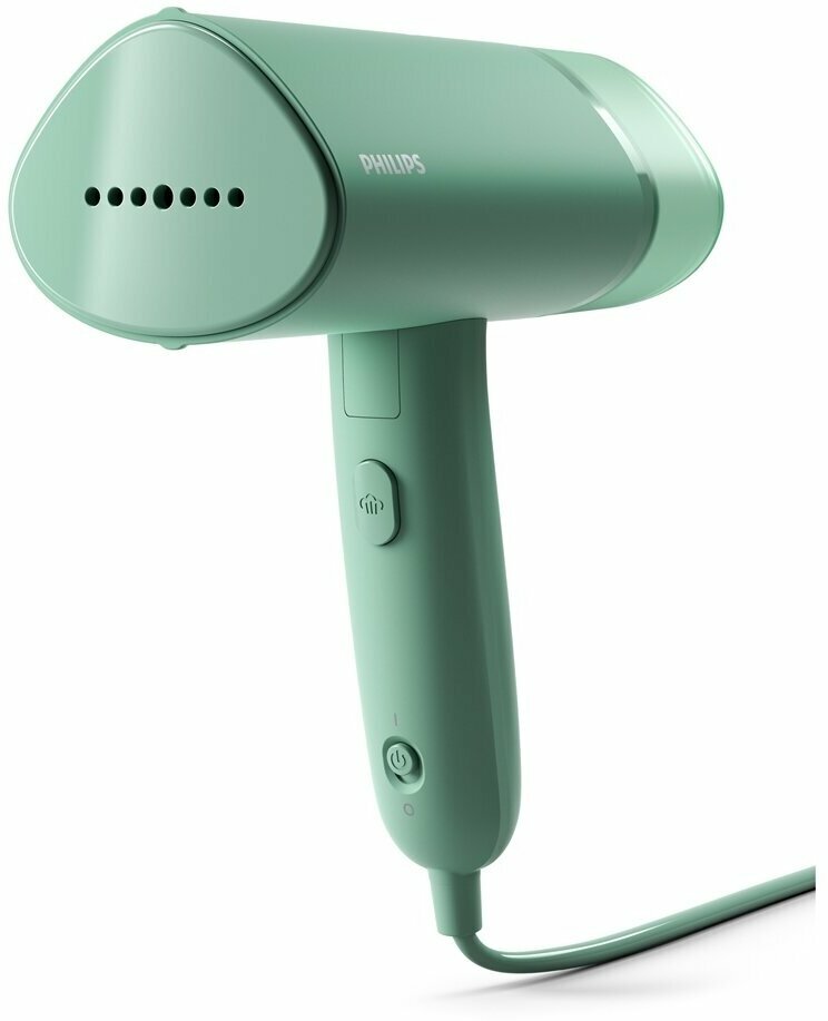 Ручной отпариватель Philips STH3010/70, зеленый, складной, съёмный резервуар 100мл, 20г/мин
