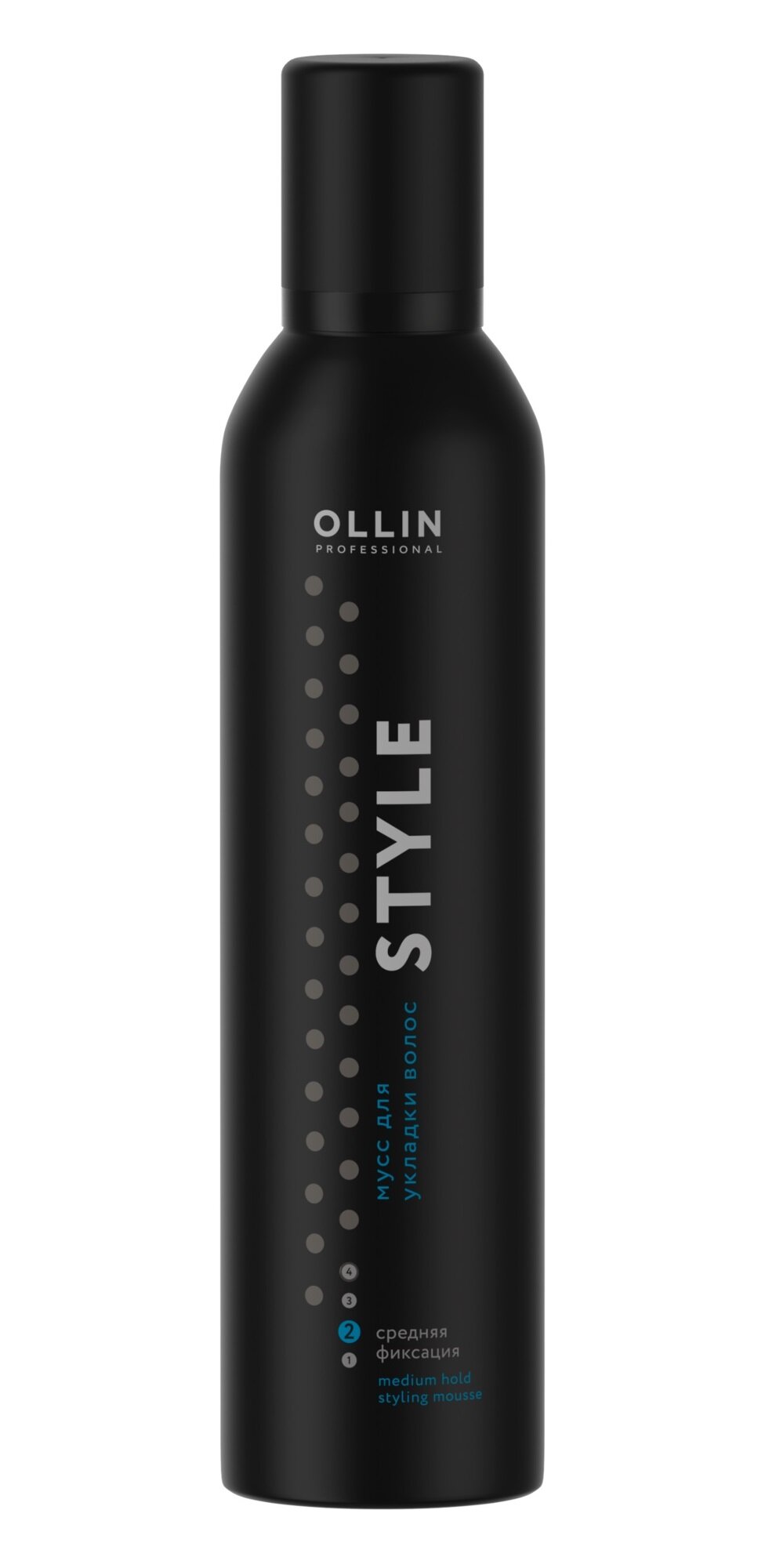 OLLIN STYLE Мусс для укладки волос средней фиксации 250мл/ Mousse Medium Hold