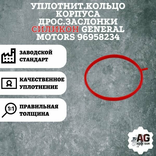 Уплотнит. кольцо корпуса дрос. заслонки кр. силикон GENERAL MOTORS 96958234