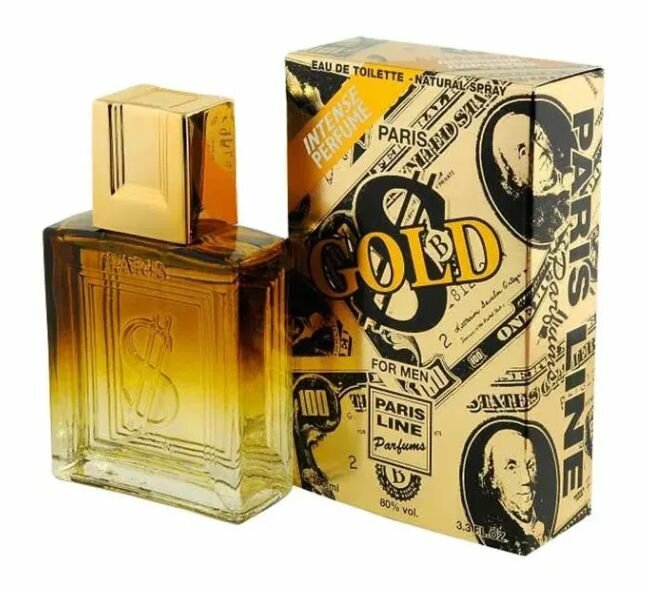 Вода парфюмерная Positive Parfum Dollar GOLD 100ml для мужчин для мужчин