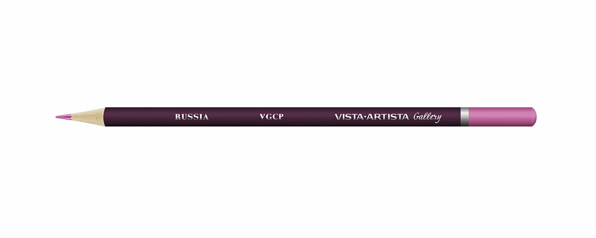Карандаш цветной "VISTA-ARTISTA" "Gallery" VGCP художественный заточенный 413 Лиловый (Lilac purple)