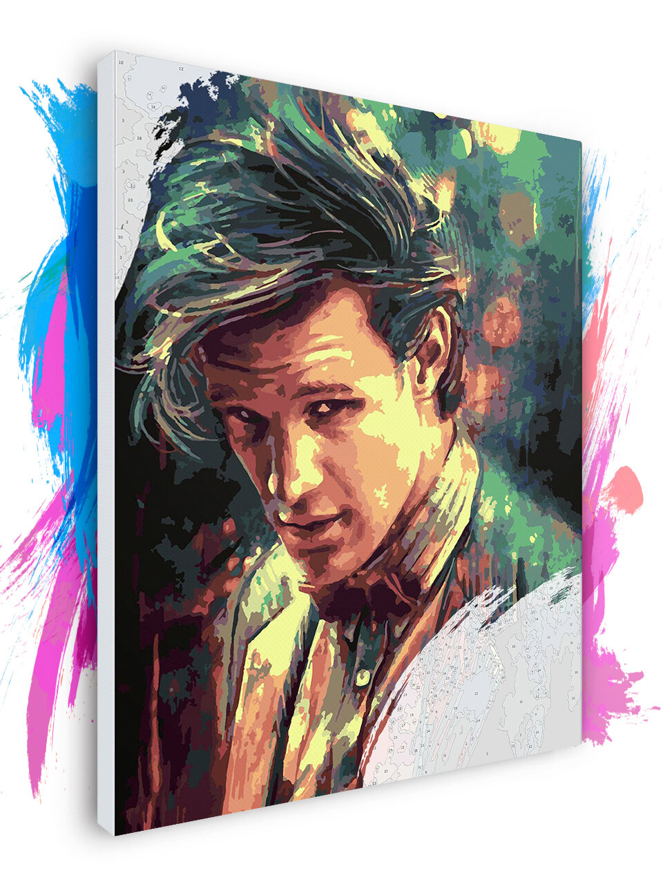 Картина по номерам на холсте Доктор Кто - 11 доктор, 40 х 60 см