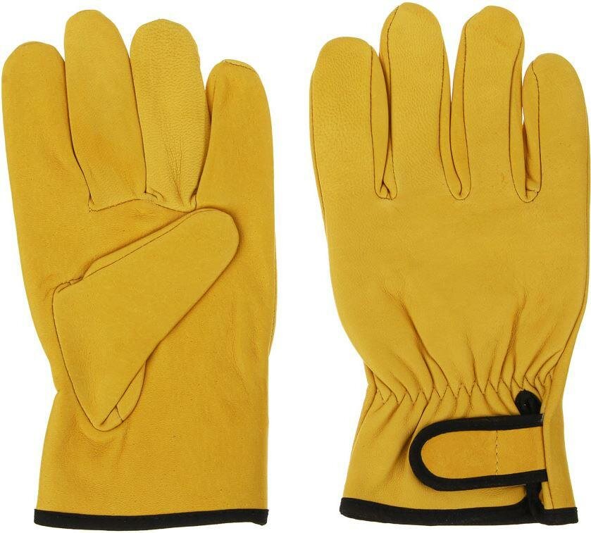 INBLOOM PROF+ Перчатки садовые кожаные, р10, 23см, 90г (180-016)