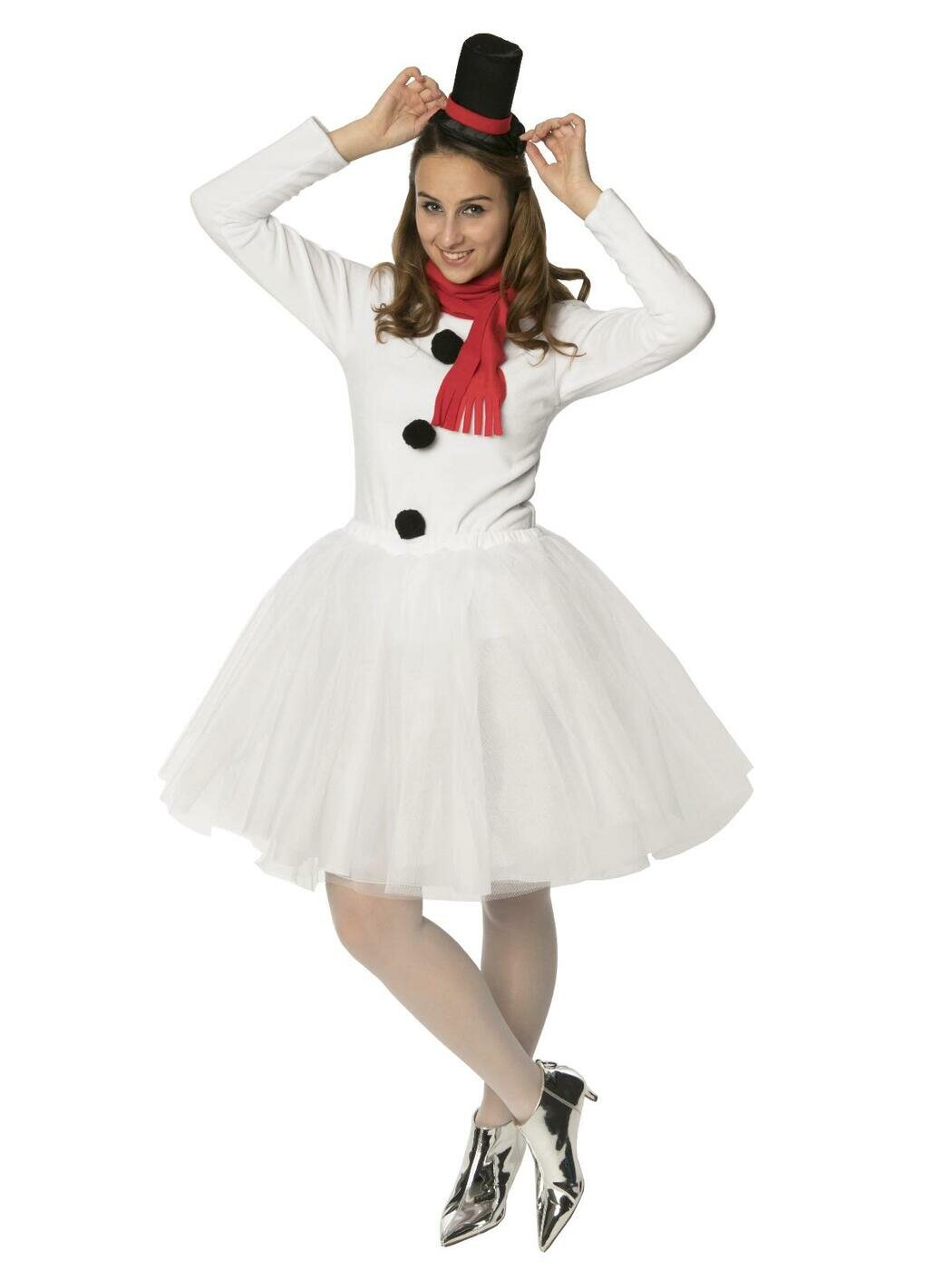 Карнавальный костюм Снеговик Девочка на рост 164-170 (размер 44-46)