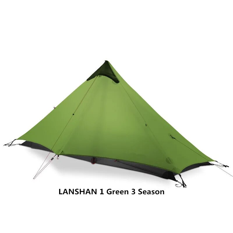 Lanshan 1P Green 3 Season треккинговая палатка