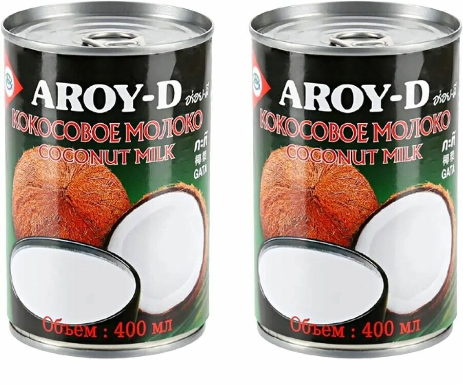Кокосовое молоко AROY-D, 0,4 л х 2 шт