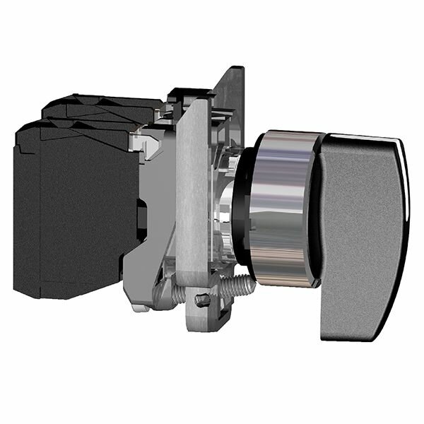 Селекторный переключатель XB4BJ21 Harmony Style, 2 позиции, 10А.