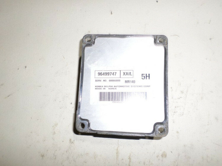 Блок управления двигателем 96499747 5H XAIL MR140 Шевроле Авео 1,6 литра 16V с F16D3