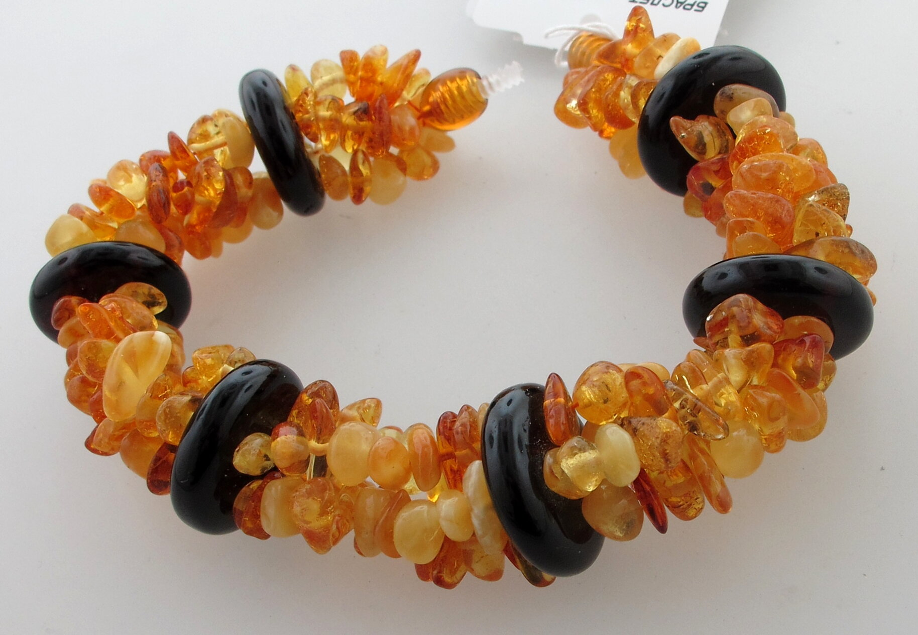 Браслет, янтарь