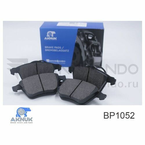 Колодки тормозные дисковые AKNUK BP1052