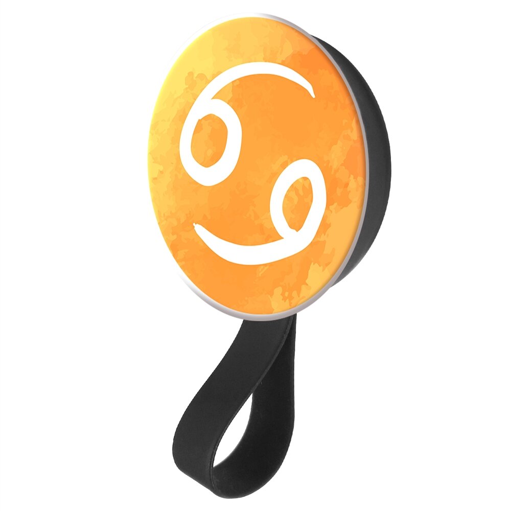 Кольцо-держатель с зеркалом Krutoff для телефона Знак Зодиака - РАК