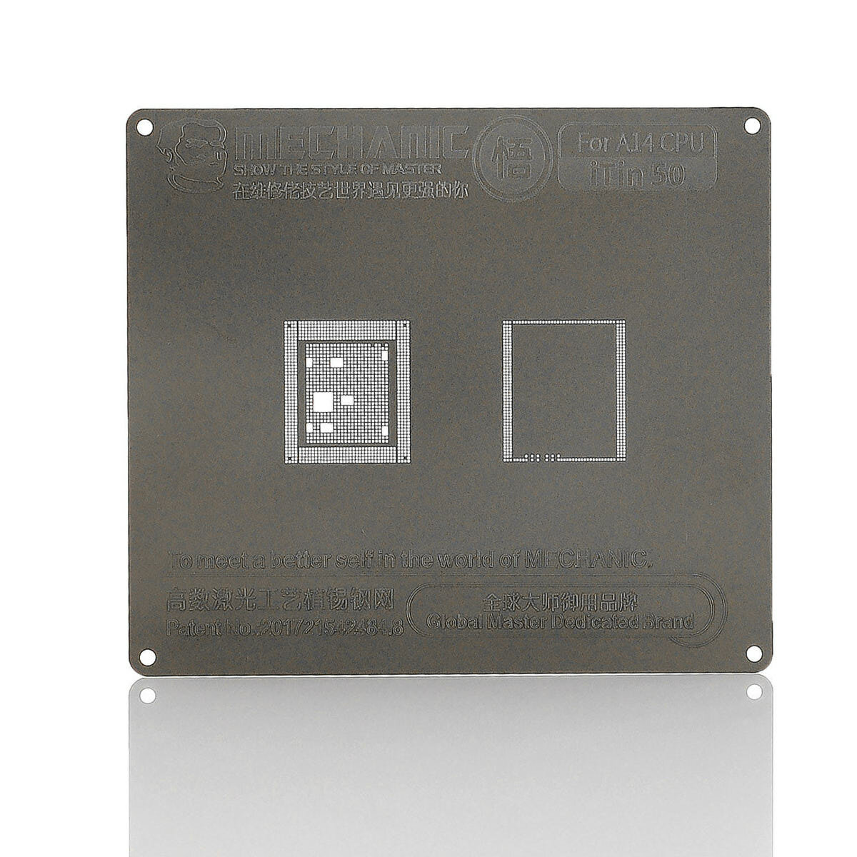 Трафарет Mechanic iTin 50 A14 CPU для iPhone 12/ iPhone 12 Mini/ iPhone 12 Pro