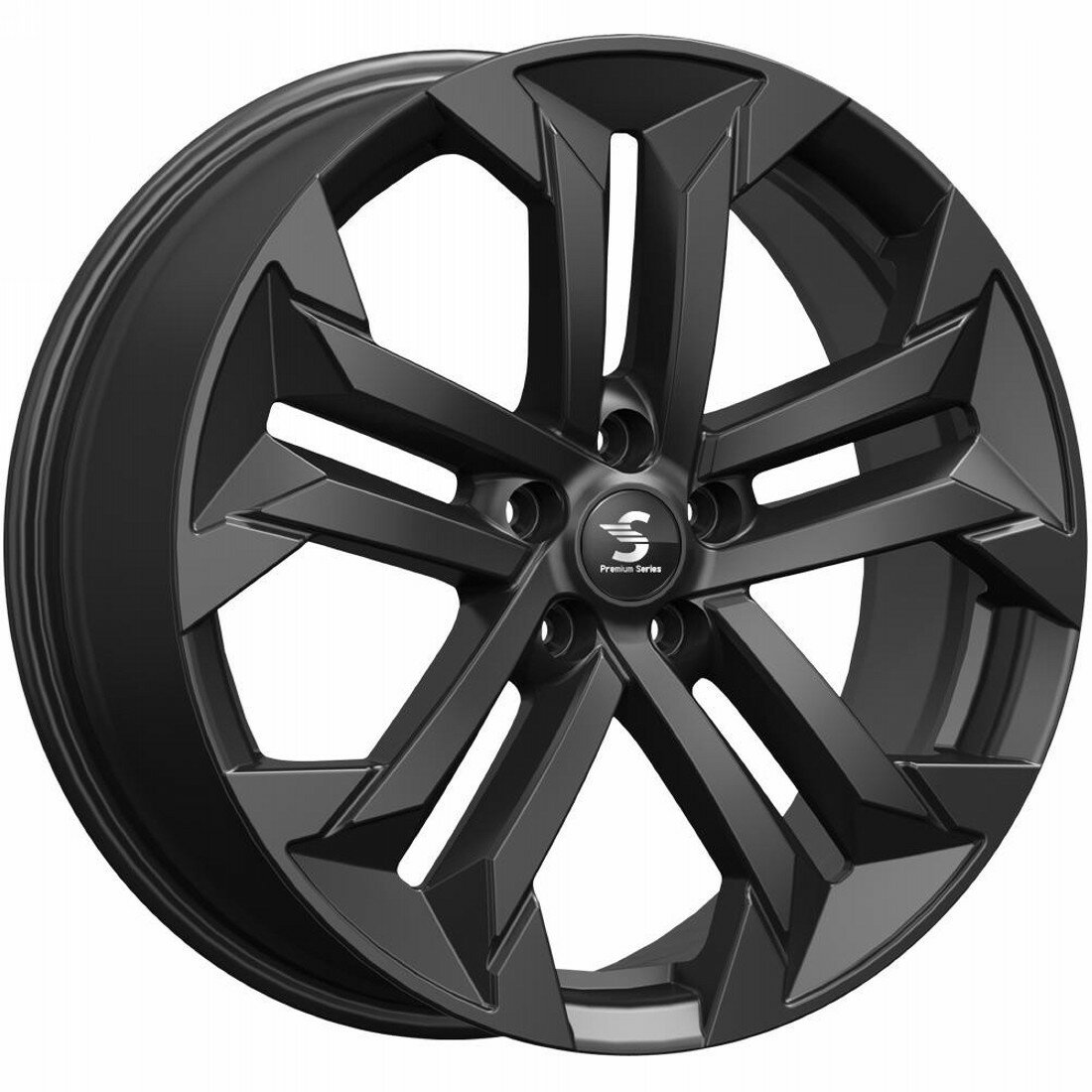 Колесный диск Premium Series КР015 7,5x19 5x112 ET40 57,1 Fury Black литой для автомобиля