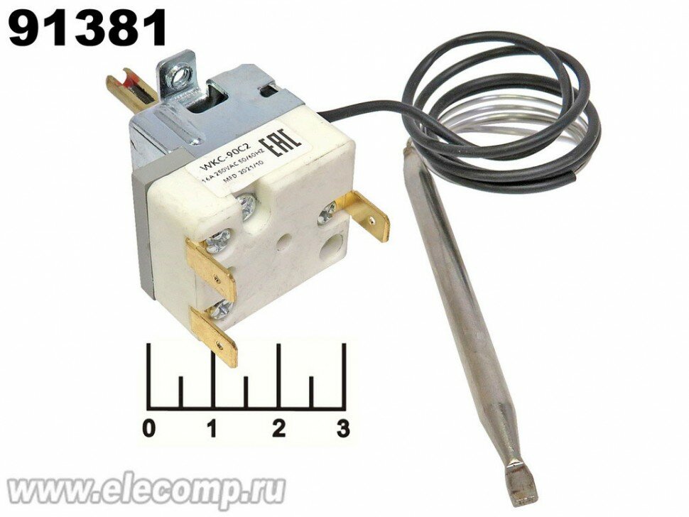 Терморегулятор капиллярный (+30.+90C) WKC-90C2