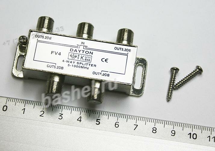 Разветвитель на 4ТВ, DAYTON