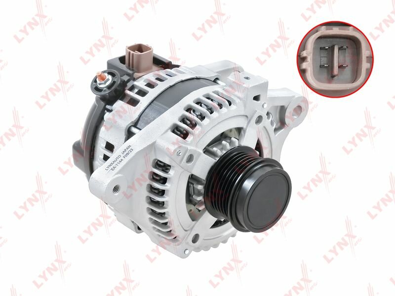 Генератор LYNXauto EA-1144. Для: Toyota, Тойота, Auris(E15) 1.6 06-13 / Auris(E15) 1.8 06-12 / Avensis(Авенсис)(T27) 1.6 09-18 / Avensis(Авенсис)(T27)