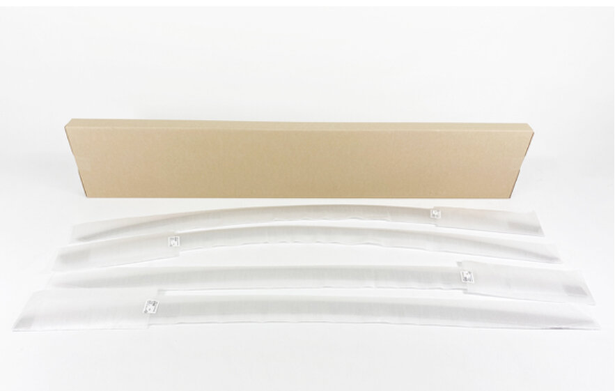 Tesla Y хром дефлекторы хромированные 4шт