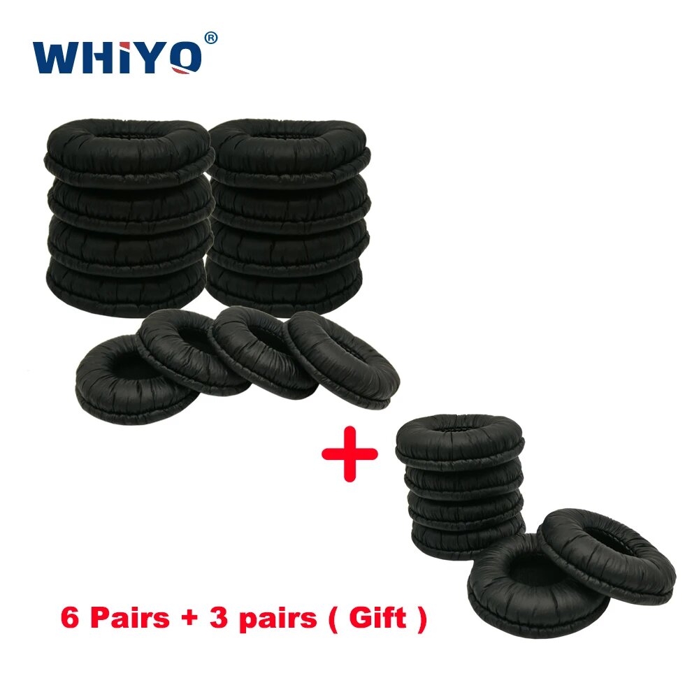 Запасные амбушюры для наушников Jabra BIZ2400 WHIYO черные 9 pairs