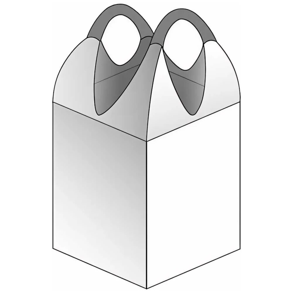 Биг-Бэг двухстропный верх-открытый, низ-глухой 75х75х125 см, 10 шт ООО Бизнеспрофиль 152117