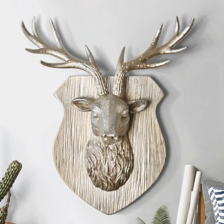 Декоративная фигура на стену "Голова оленя"