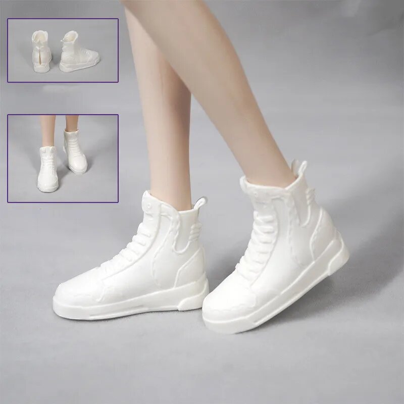 Ken Prince Мульти-суставная пластиковая кукла 14+ Белый, NO.27 white boots 1